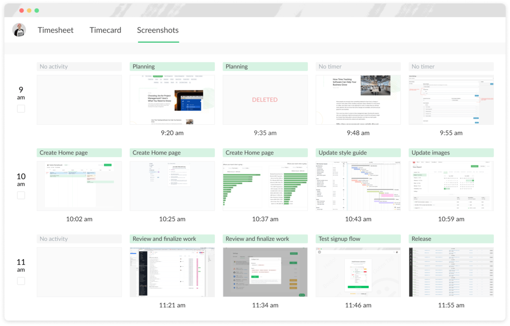 Time Tracker With Screenshots Everhour