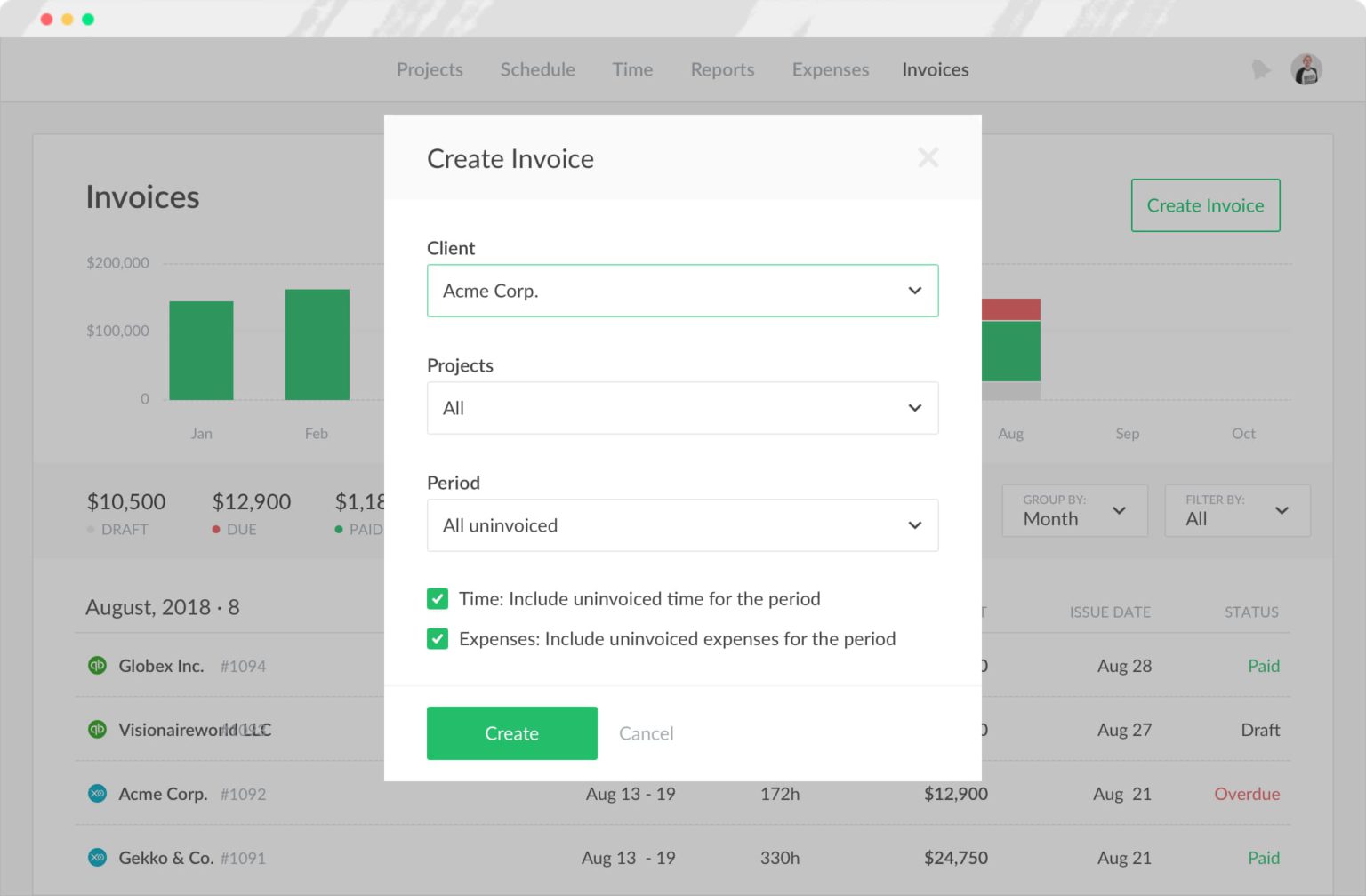 Professional Invoice Template for Google Docs (FREE)