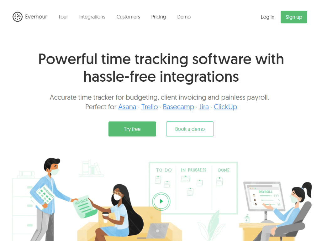 TrackingTime&HourStack Overview | Everhour vs TrackingTime vs HourStack
