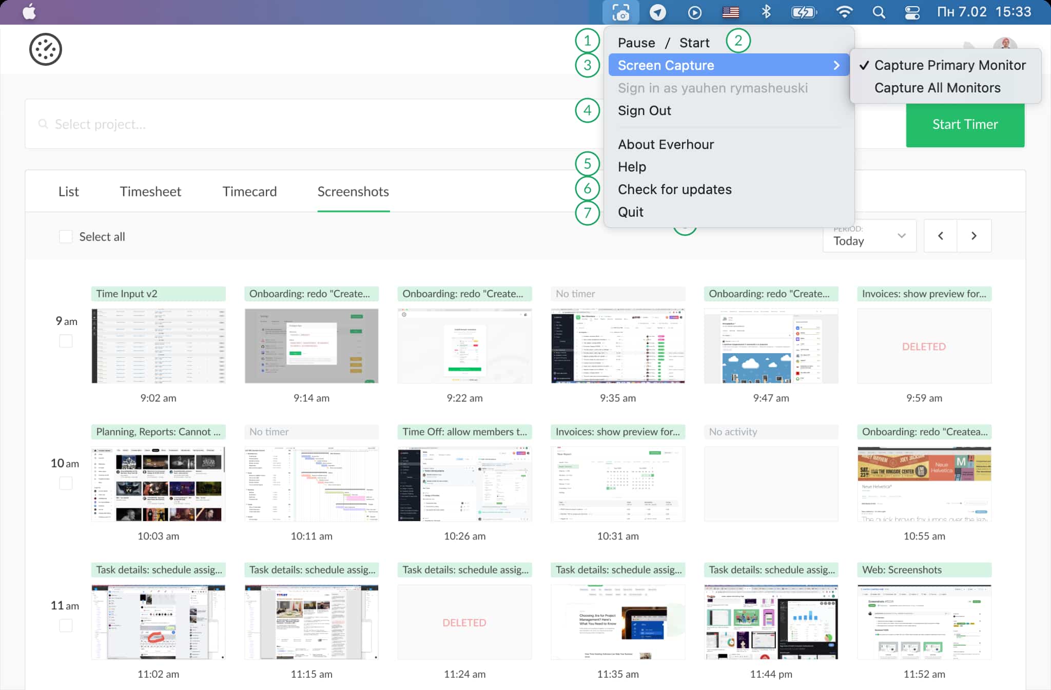 Easy and Automatic Time Tracking with Screenshots – Everhour Blog