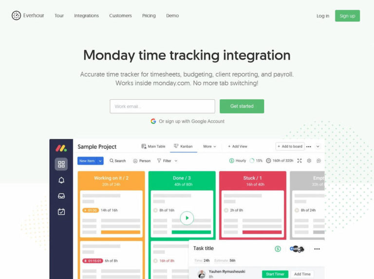 Monday Time Tracking: How to Manage It & Best Integratons to Do It