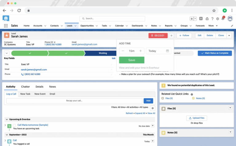 Salesforce Time Tracking: Top 4 Tools to Boost Productivity