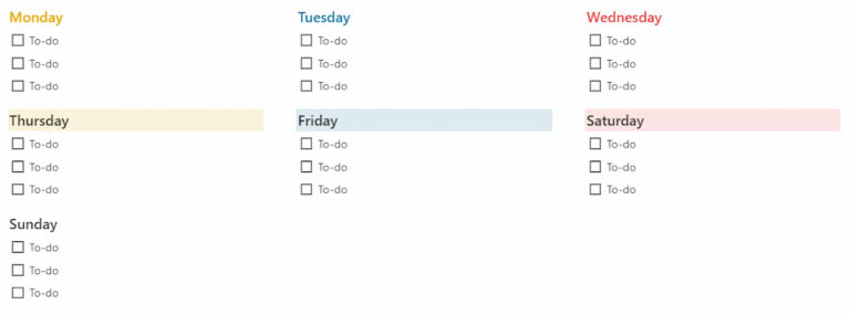 Top Notion Weekly Planner Templates: Boost Productivity