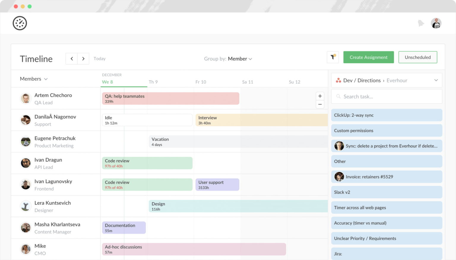 Report Folders + Unscheduled Tasks – Everhour Blog