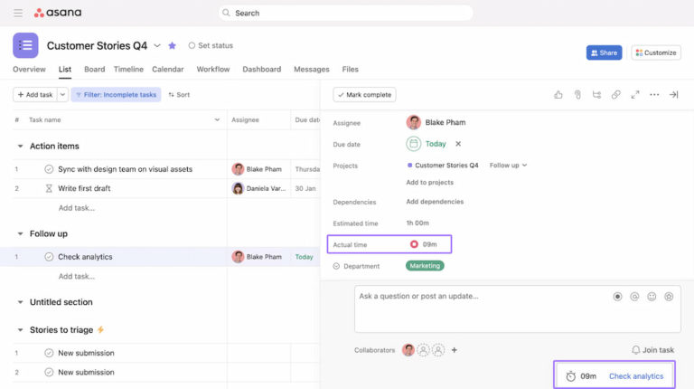 All Types of Asana Time Tracking Tools and Techniques for 2024