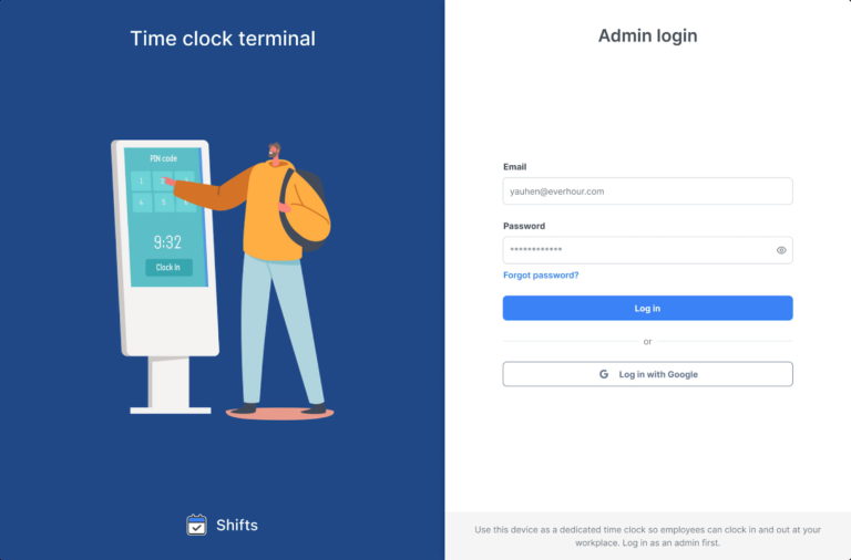 Introducing the Time Clock Terminal – Everhour Blog