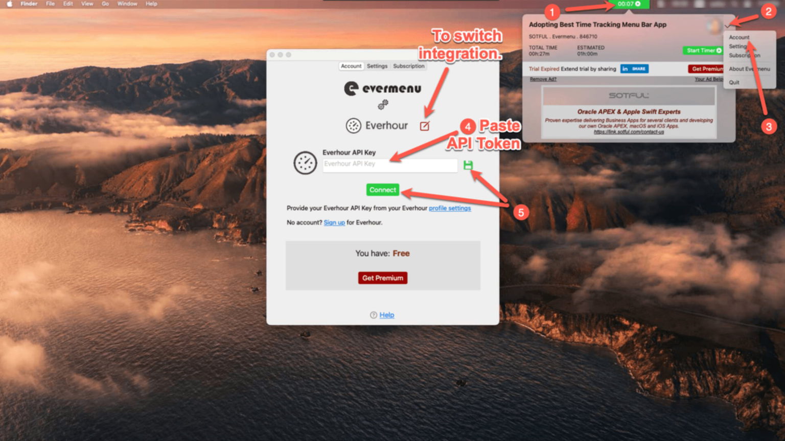Evermenu: New macOS Menu Bar App for Seamless Time Tracking with Everhour