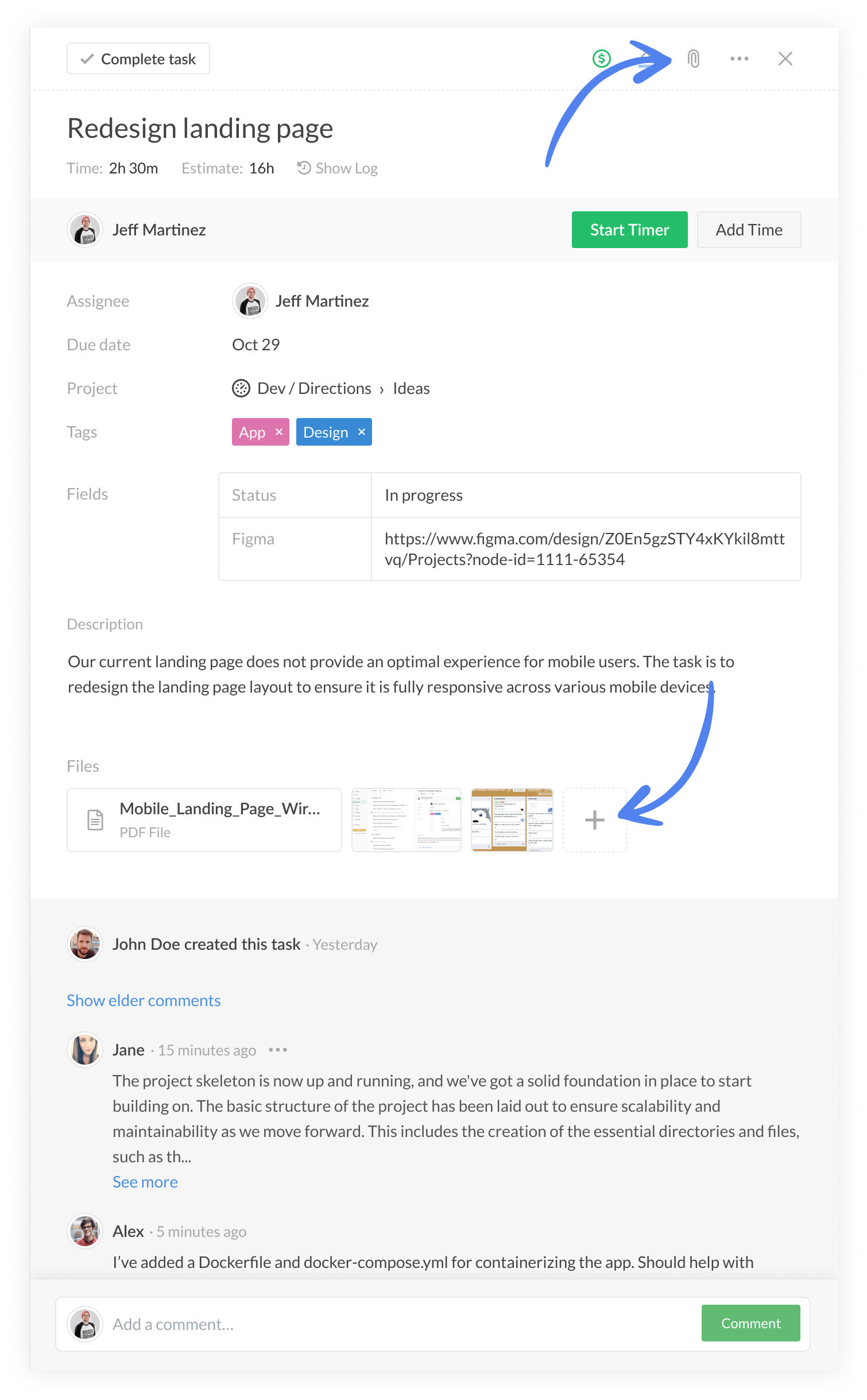 Internal Projects: Upload Files and Images – Everhour Blog