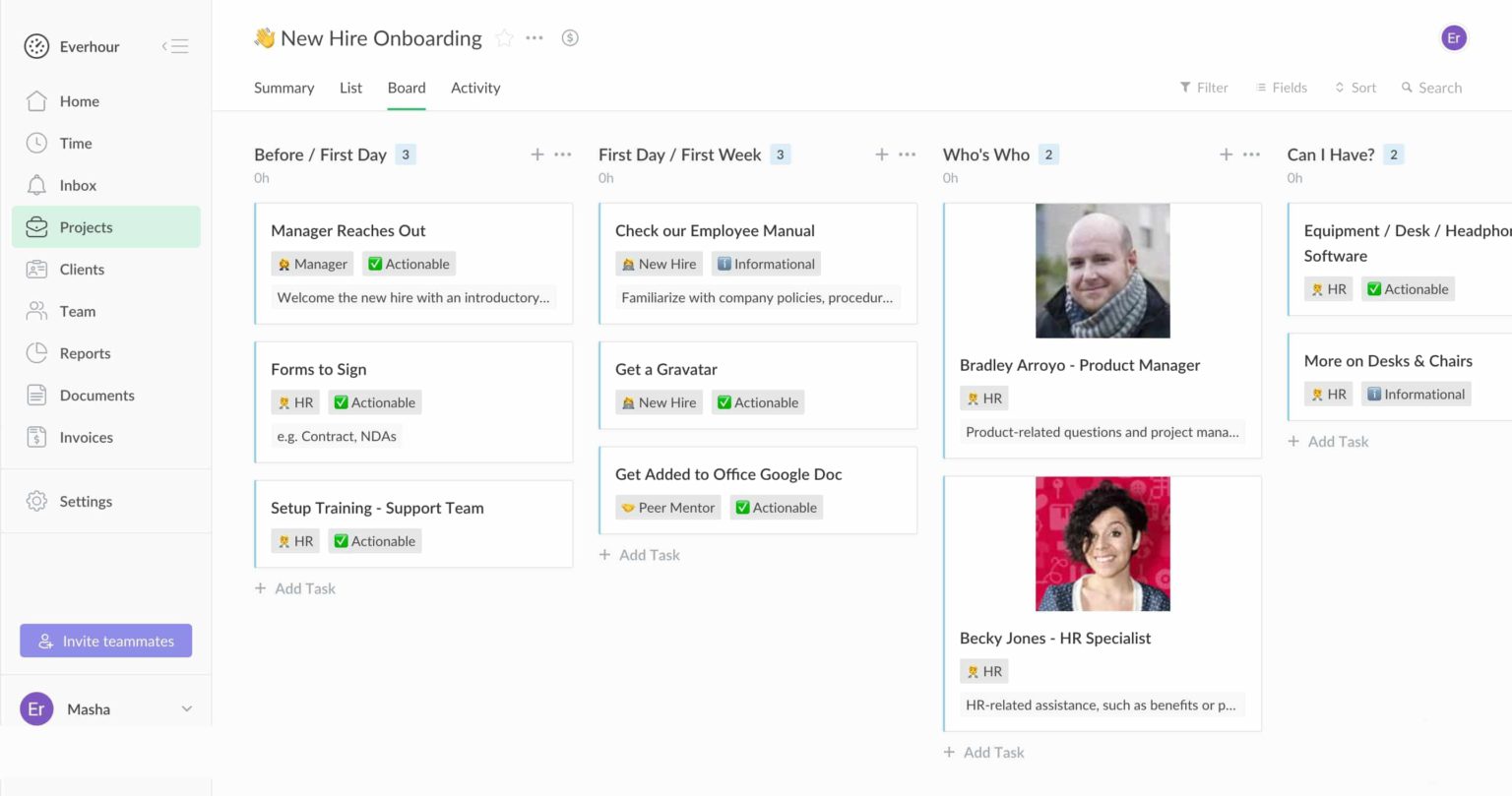 Onboarding Template for Employees, Remote Workers & Interns