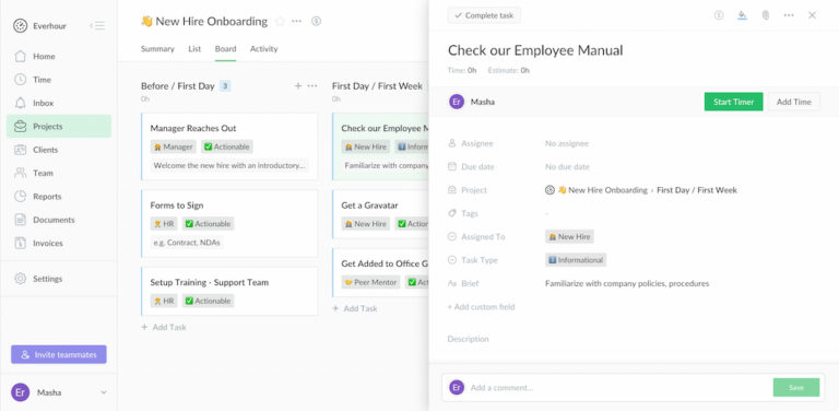 Onboarding Template for Employees, Remote Workers & Interns